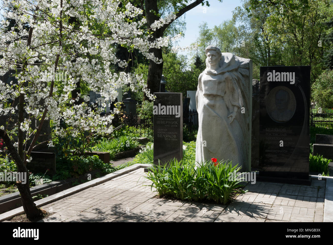 Novodevichy cemetery hi-res stock photography and images - Alamy