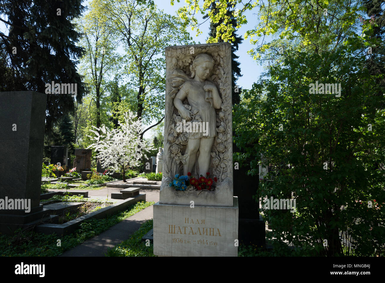 Novodevichy cemetery hi-res stock photography and images - Alamy