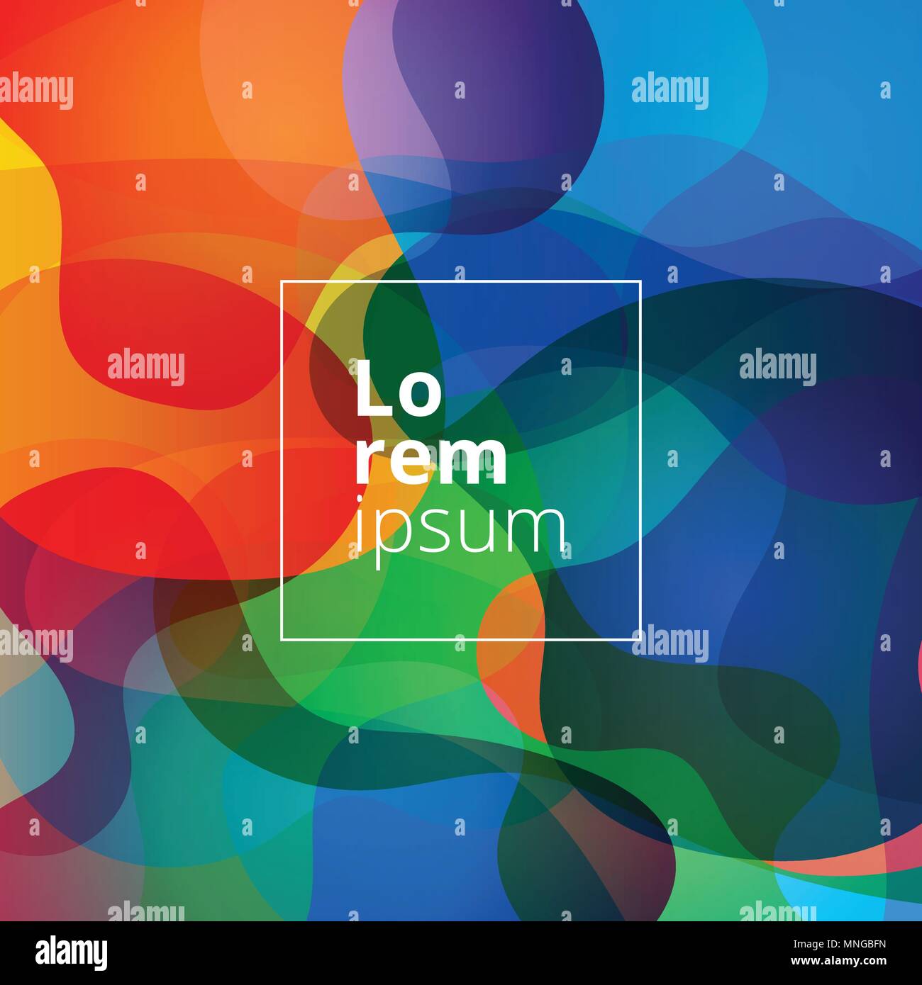 Abstract shapes bright colorful background. Vector illustration Stock ...