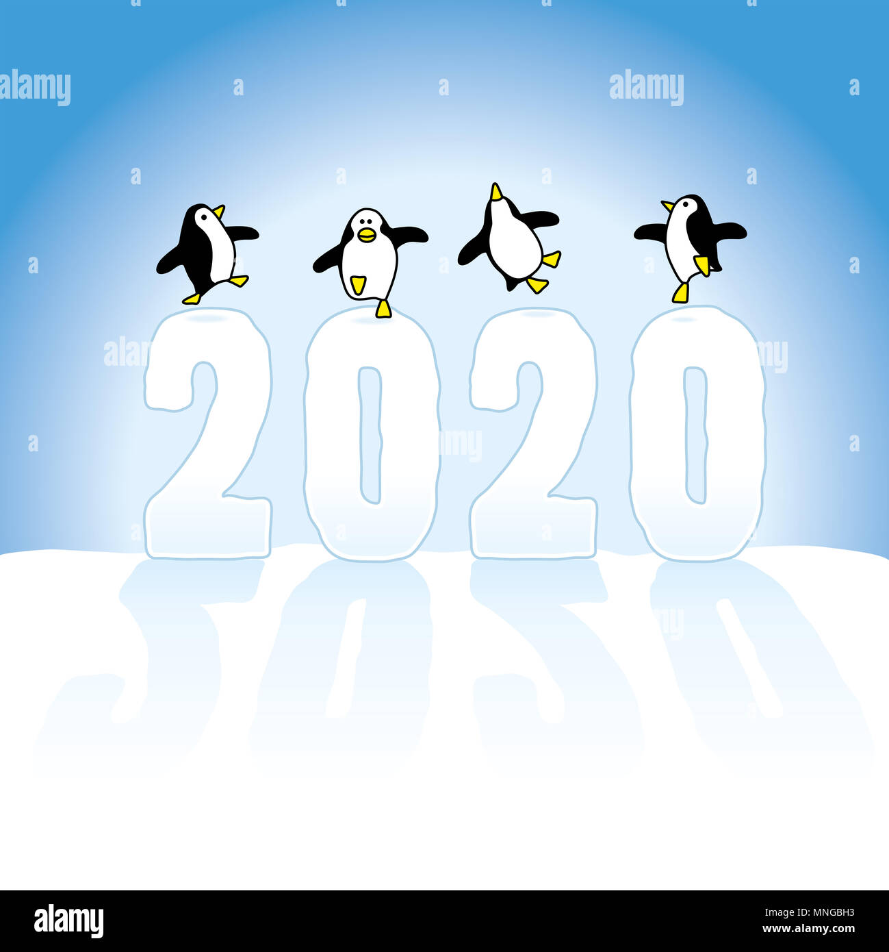 Dancing penguin in snow hi-res stock photography and images - Alamy