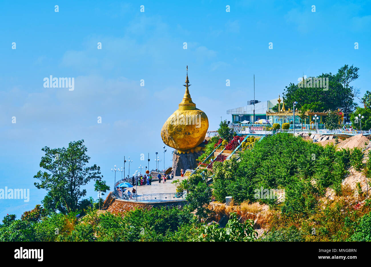 The Golden Rock also famous as Kyaiktiyo Pagoda is one of the most ...