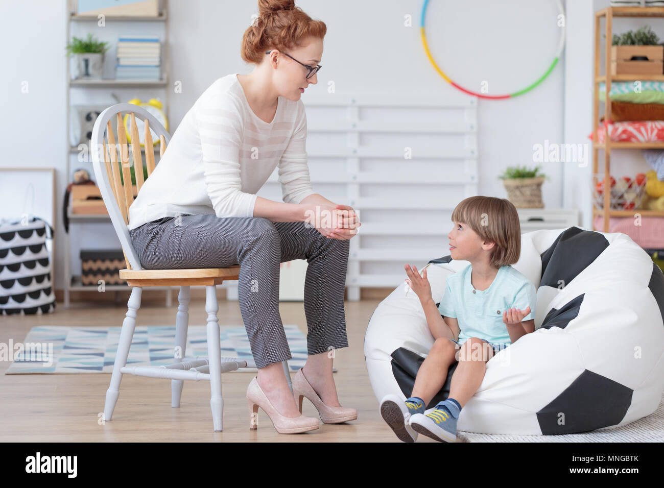 Classroom child teacher disorder hi-res stock photography and images ...