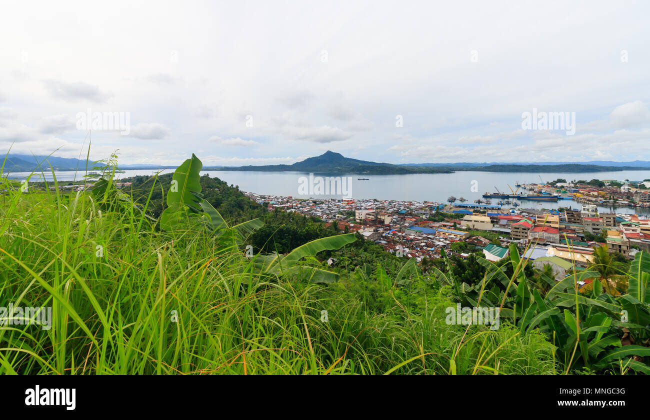View on Tacloban City, Philippines From Calvary Hill Stock Photo - Alamy
