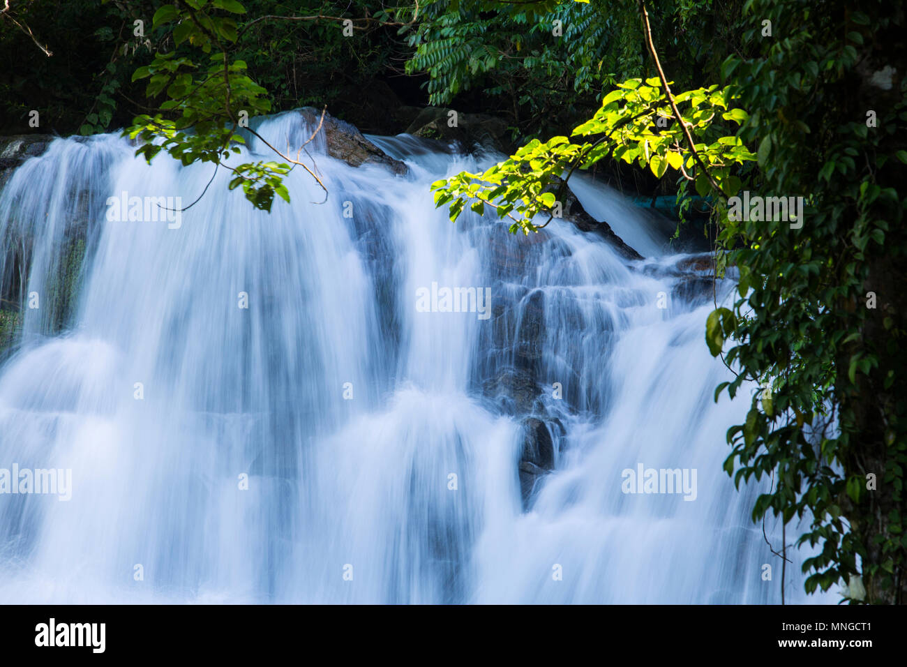 Ton Tok Waterfall, Trang, Southern Thailand - Asia Stock Photo - Alamy
