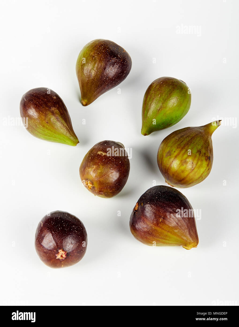 some figs on white background Stock Photo - Alamy