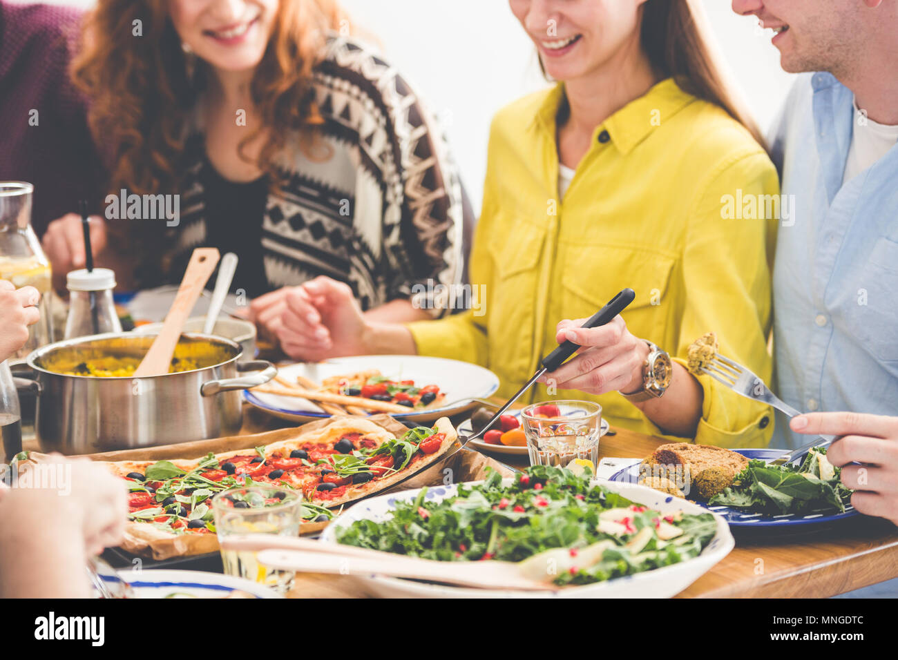 Eat meeting hi-res stock photography and images - Alamy