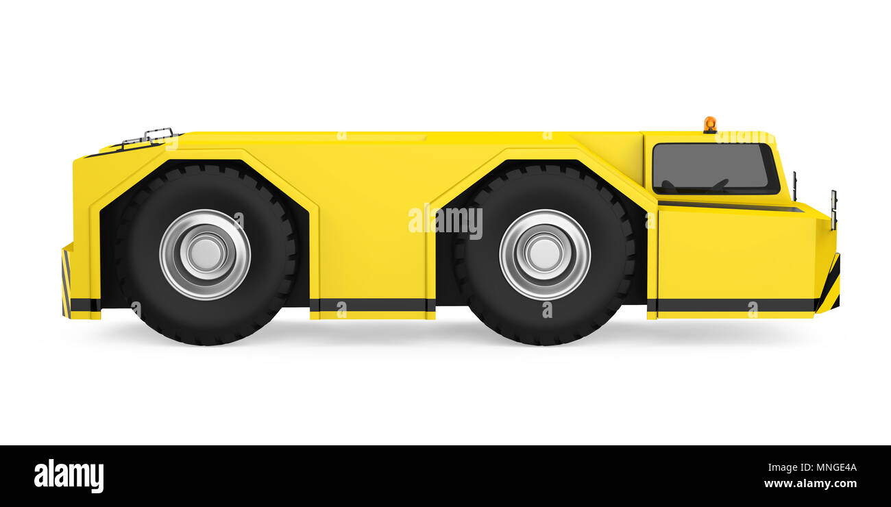 Aircraft Towing Tractor Isolated Stock Photo - Alamy