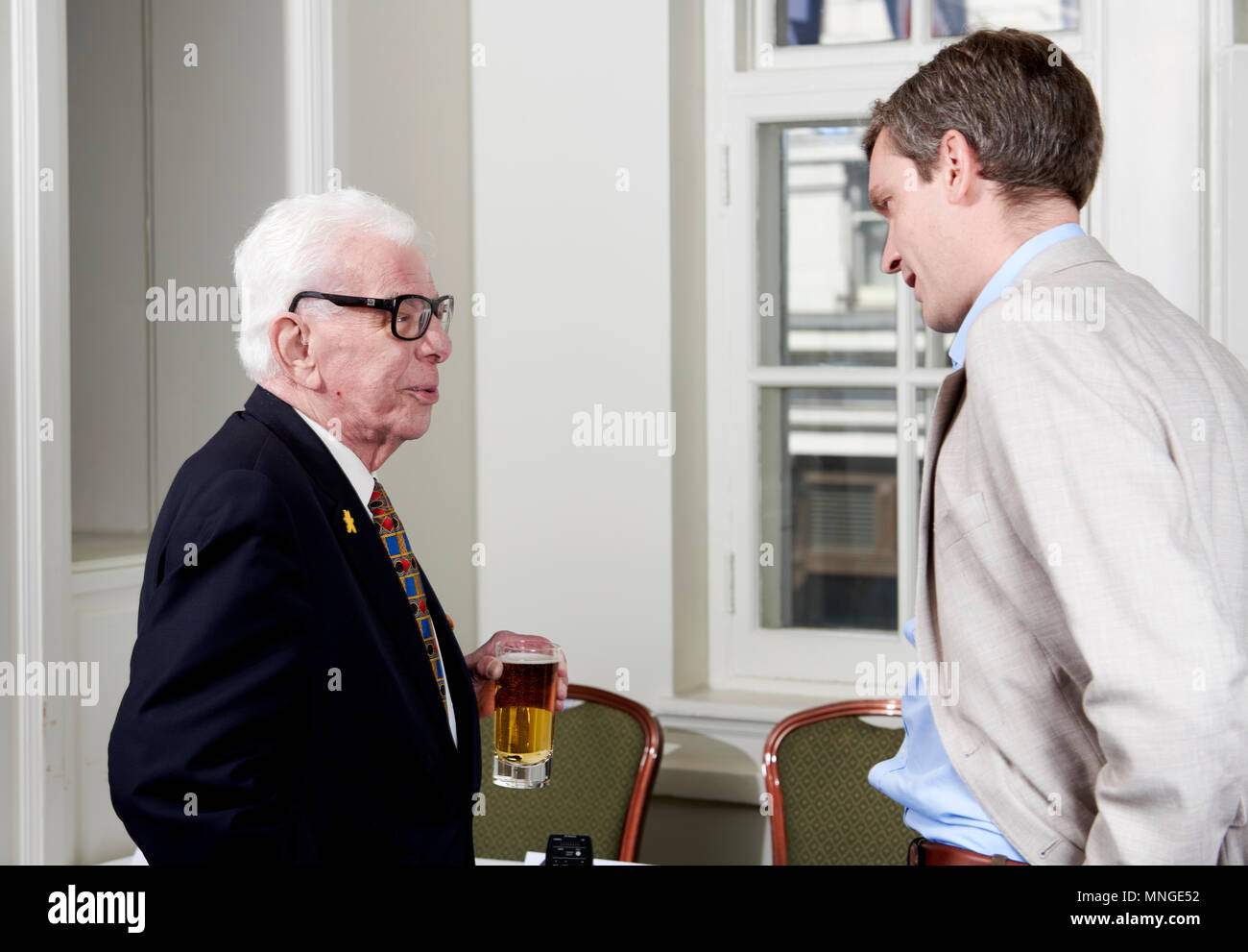 Barry Cryer & Mark Forsyth at The Oldie Literary Lunch 15/05/18 ...
