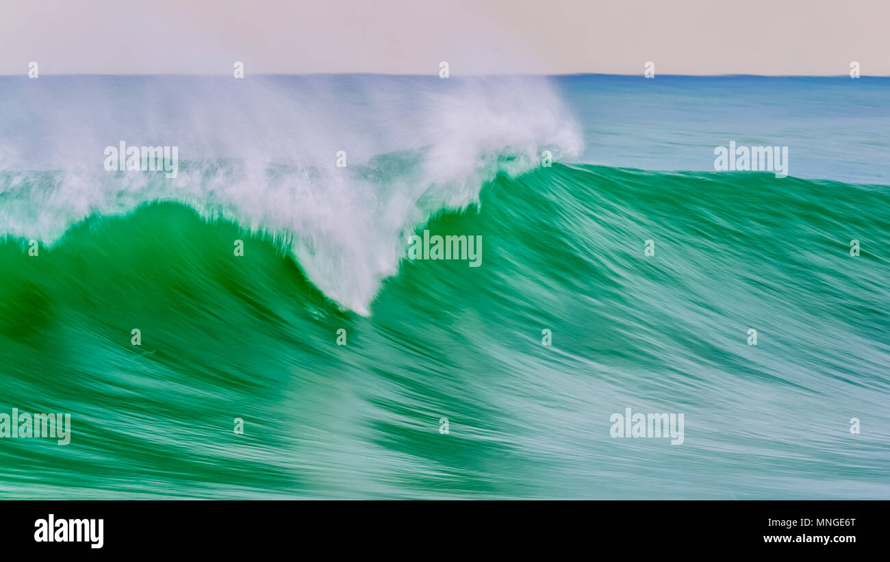 Nice waves in the mediterranean ocean Stock Photo - Alamy