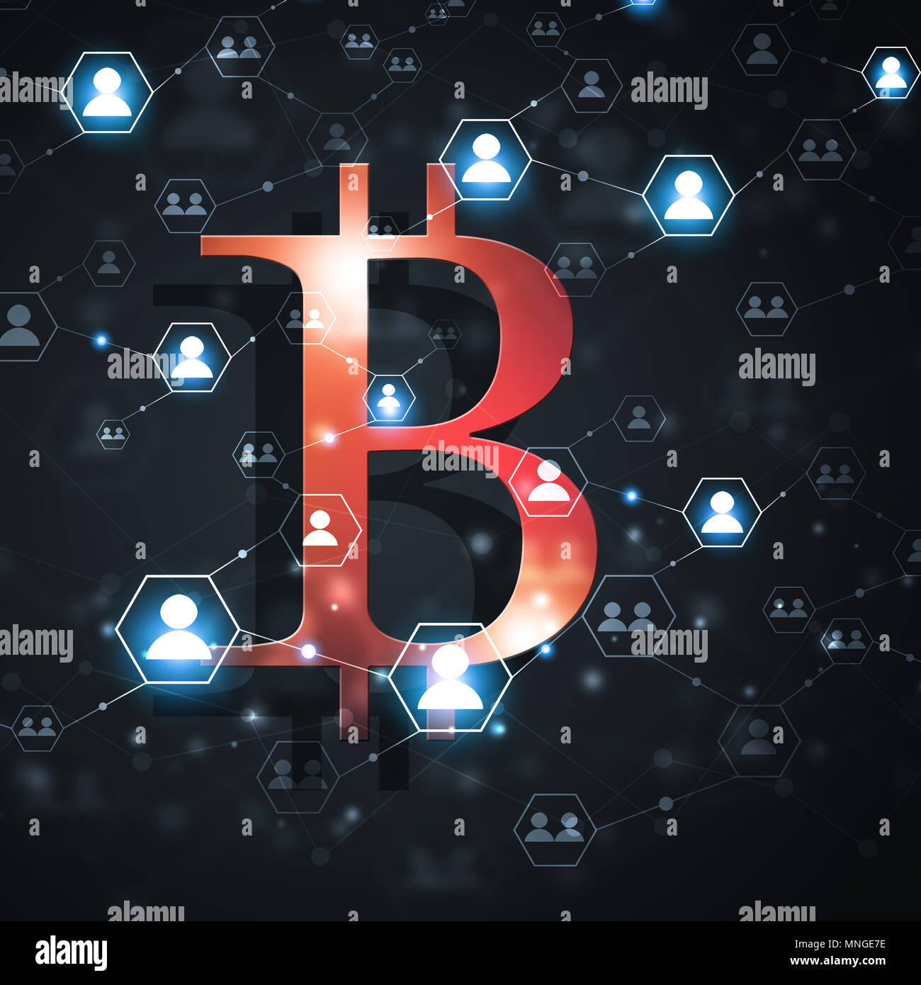 network concept global web people connections technology background ...