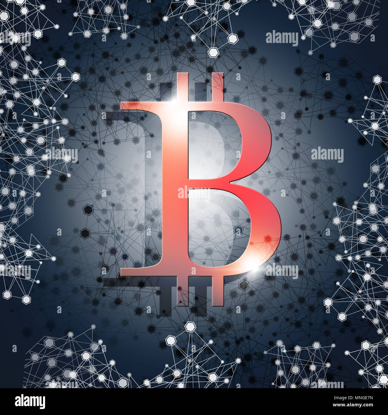 bitcoin crypto currency network digital concept business background ...