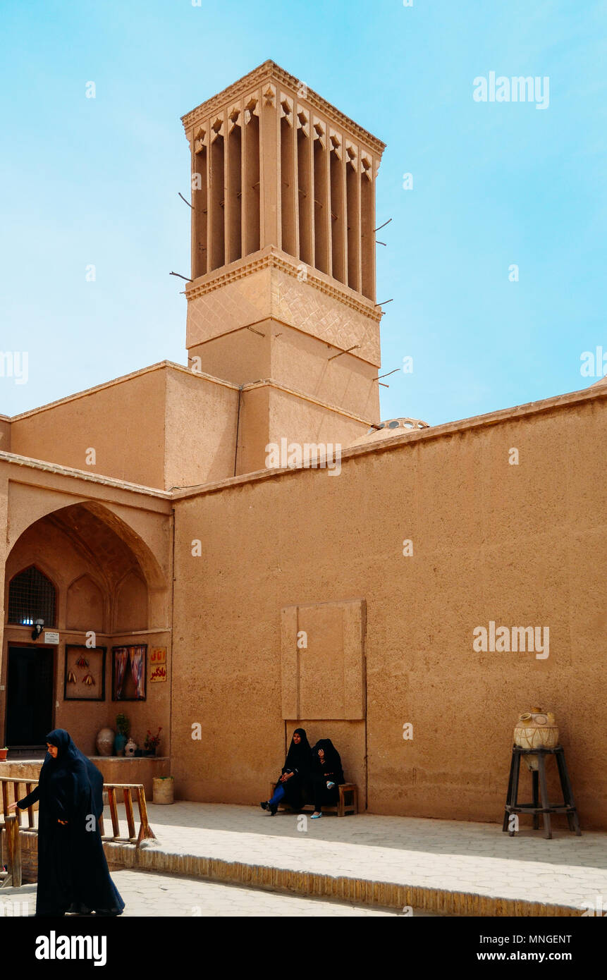 Windcatcher towers is a traditional Persian architectural element to ...