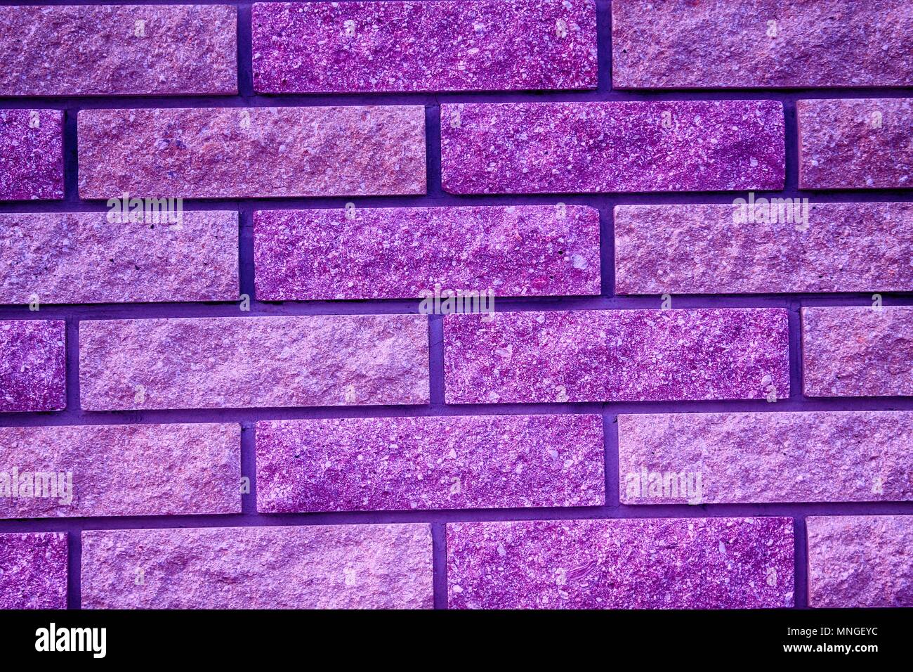 Ultra violet Brick texture of old vintage building, design concept ...