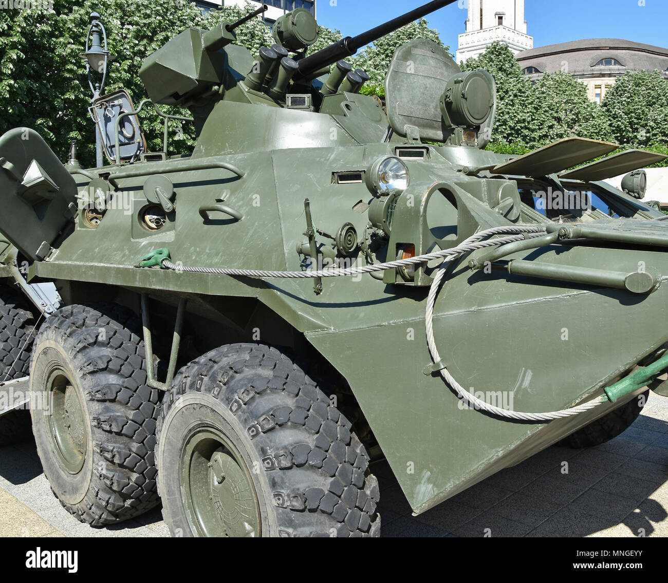 Russian amphibious armored military vehicle Stock Photo - Alamy