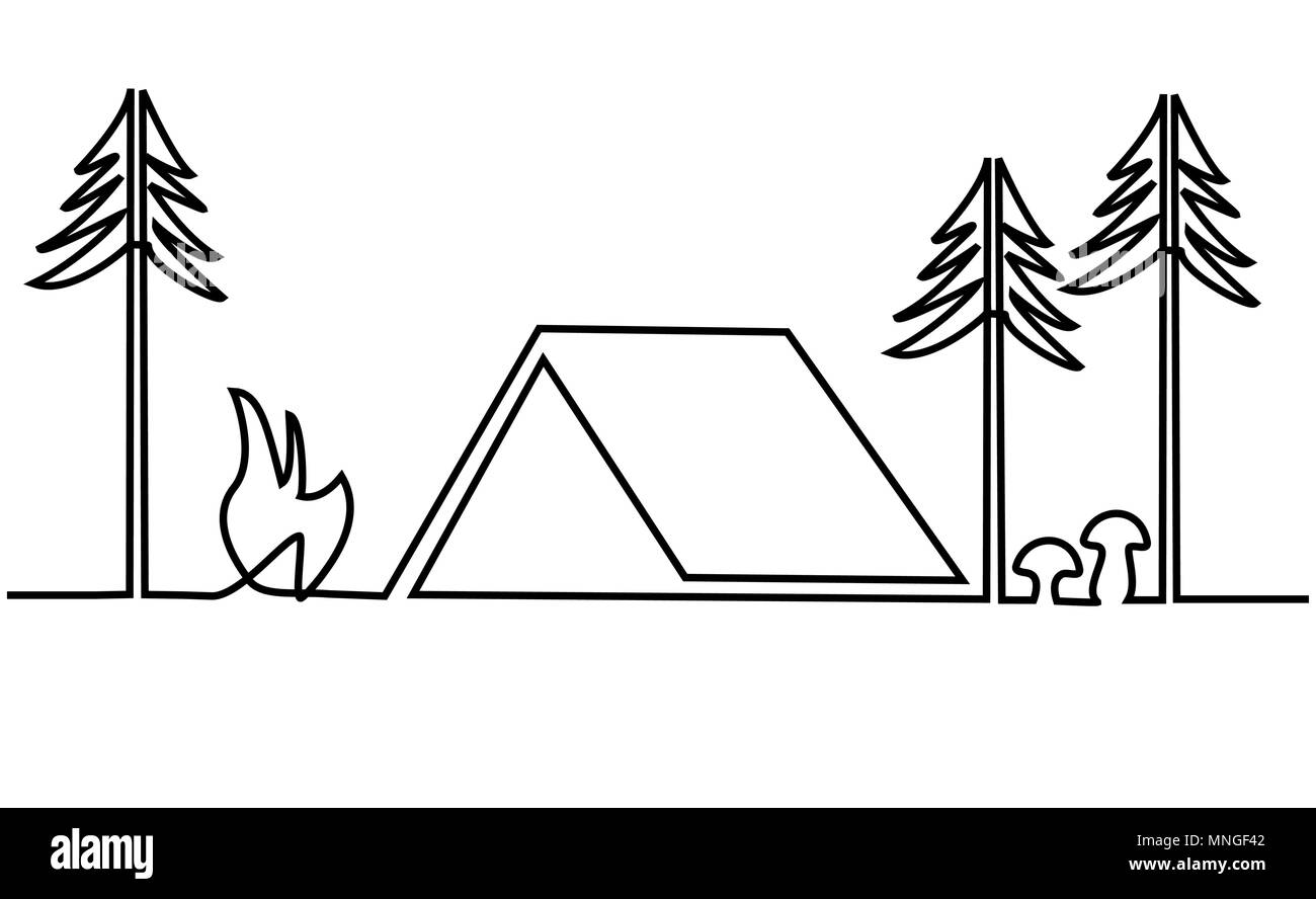 Tree line trail Cut Out Stock Images & Pictures - Alamy