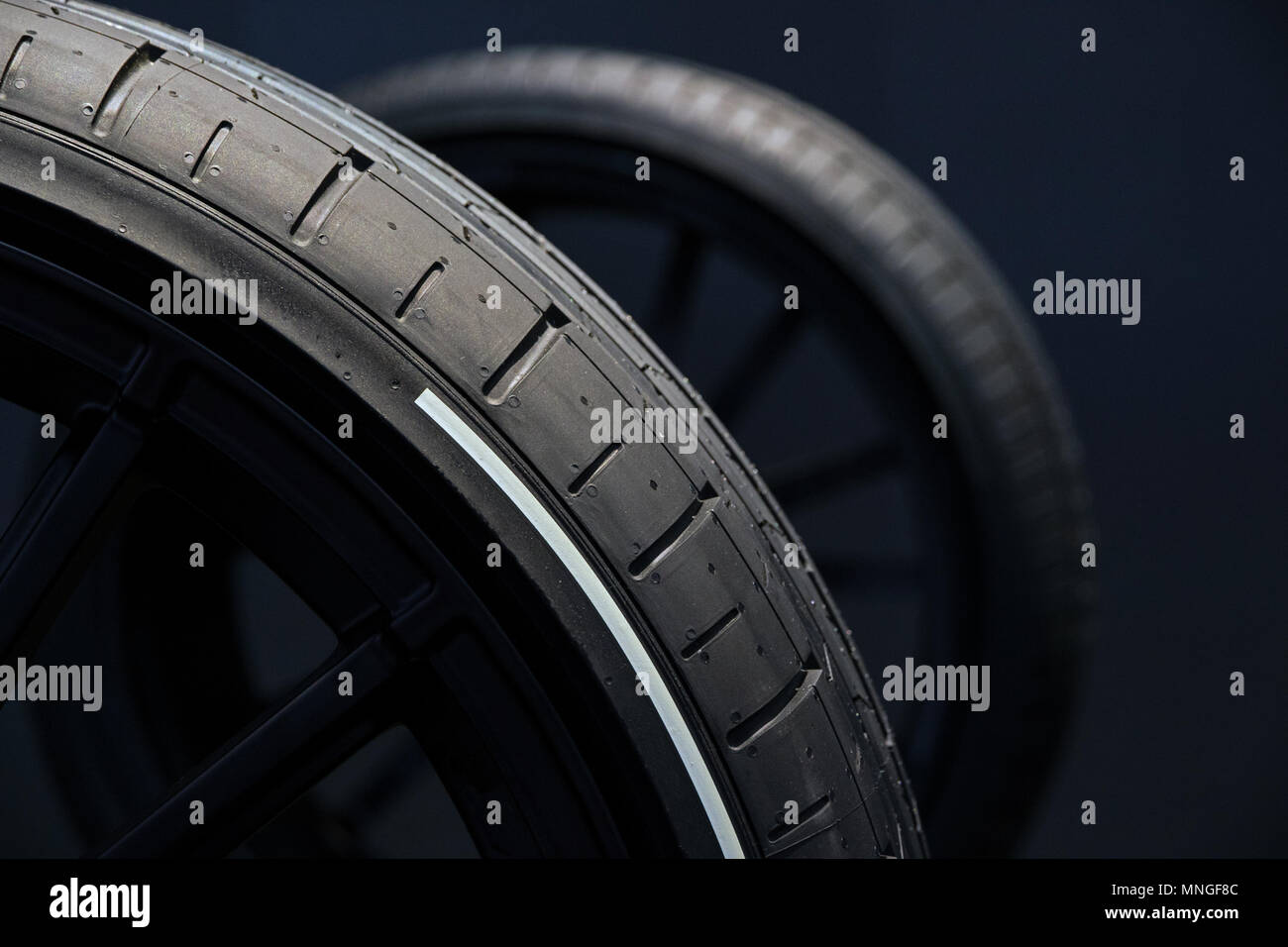 Tyres grooves hi-res stock photography and images - Alamy