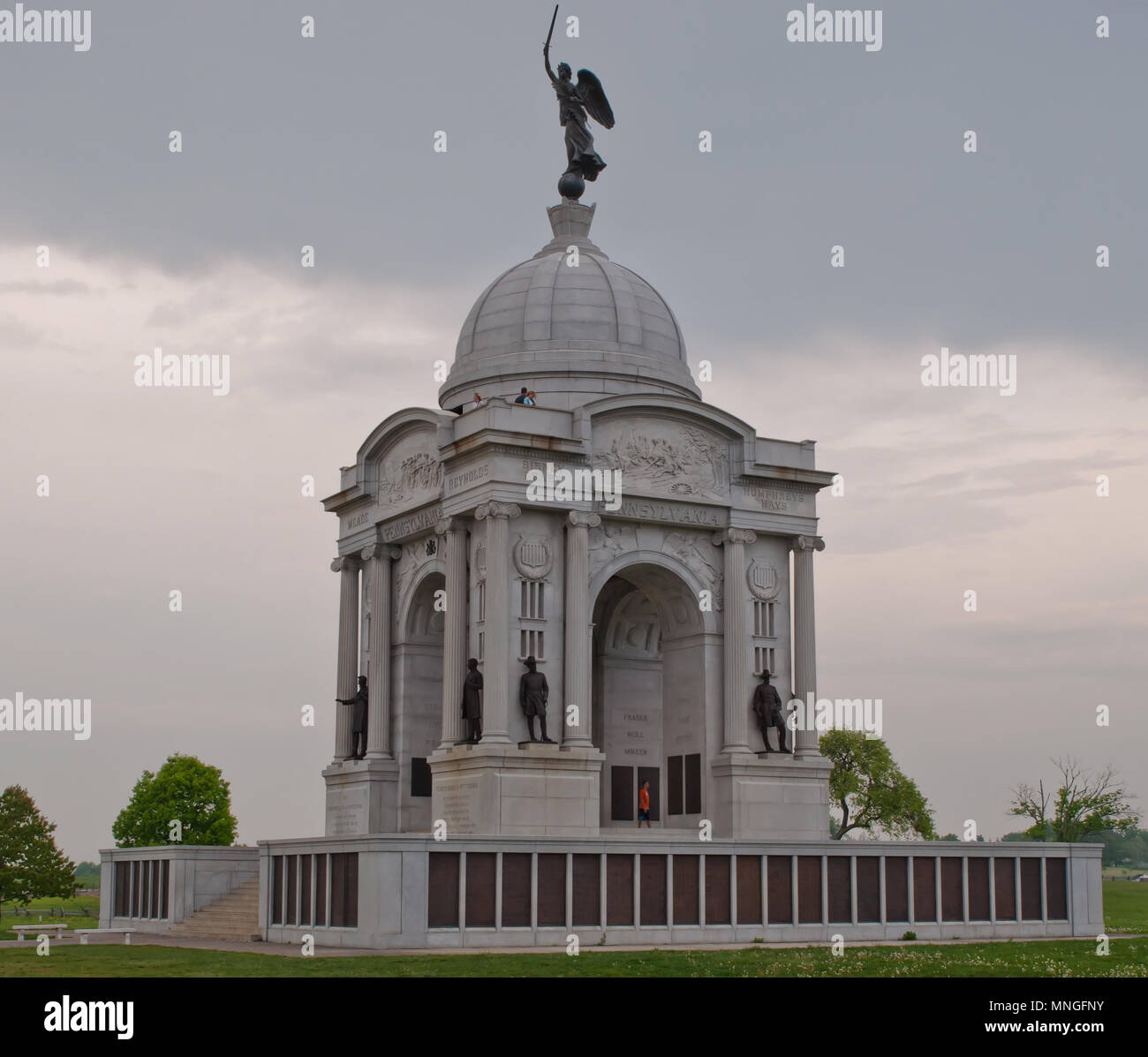 GETTYSBURG, PENNSYLVANIA 5-15-2018 The Pennsylvania Monument Stock ...