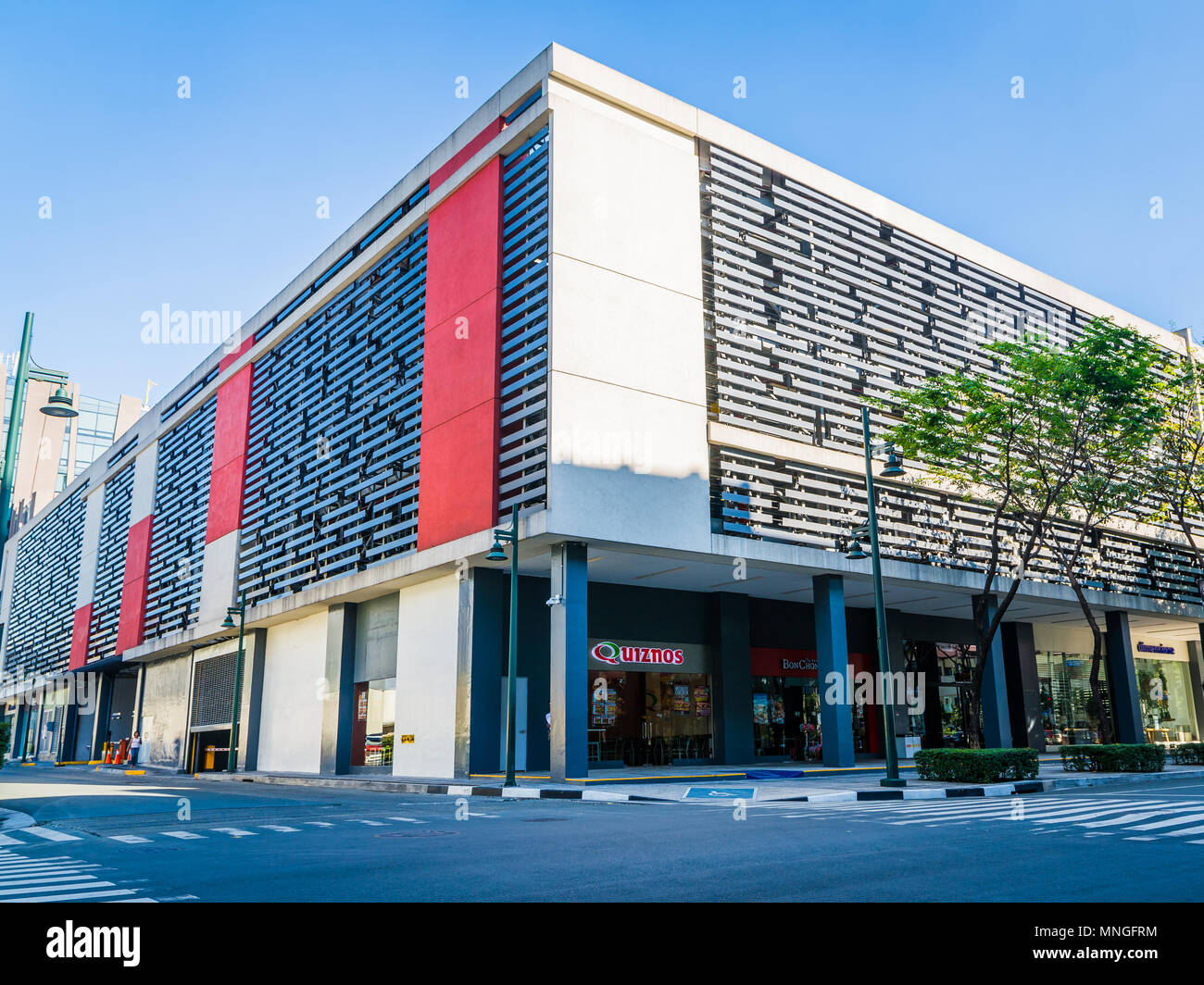 One of the commercial buildings in Bonifacio Global City Stock Photo ...