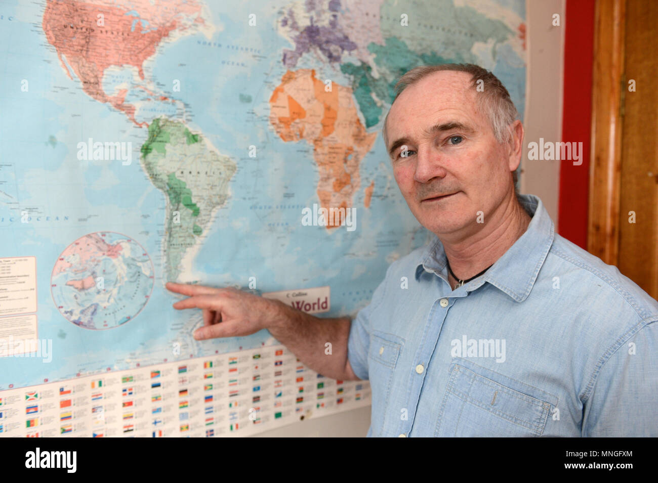 Shetlander Andrew Halcrow who attempted twice a solo navigation round ...