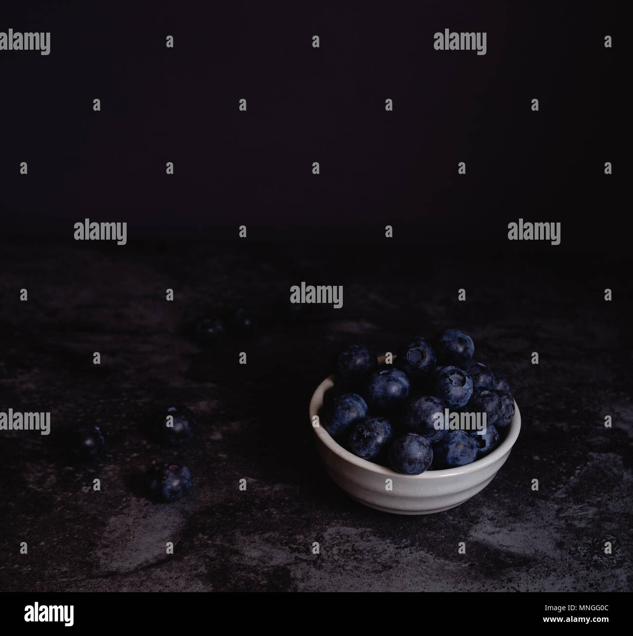 Food light blue bowl hi-res stock photography and images - Alamy