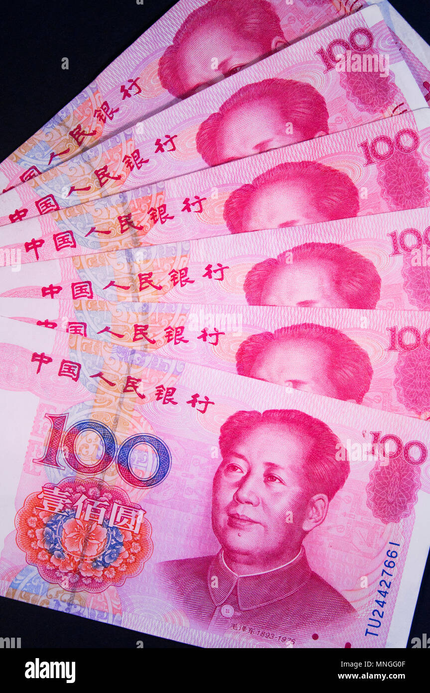 100 yuan note mao zedong hi-res stock photography and images - Alamy
