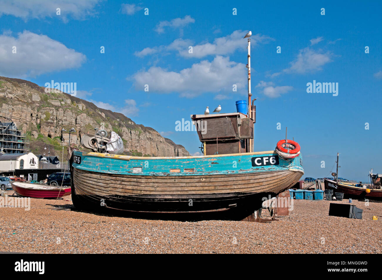 Hastings fishing boat hi-res stock photography and images - Alamy