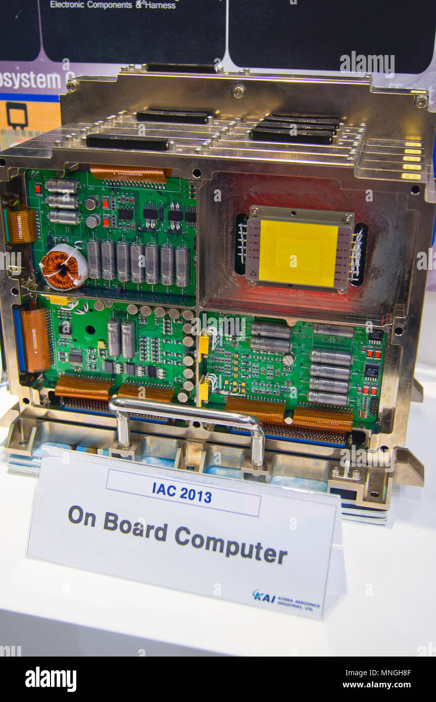 A spacecraft computer designed by Korea Aerospace Industries (KAI) on ...