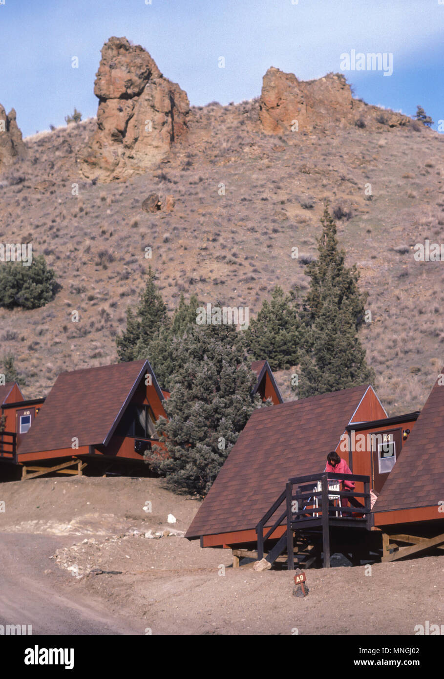 RAJNEESHPURAM, OREGON, USA - New housing for Rajneeshees, followers of ...