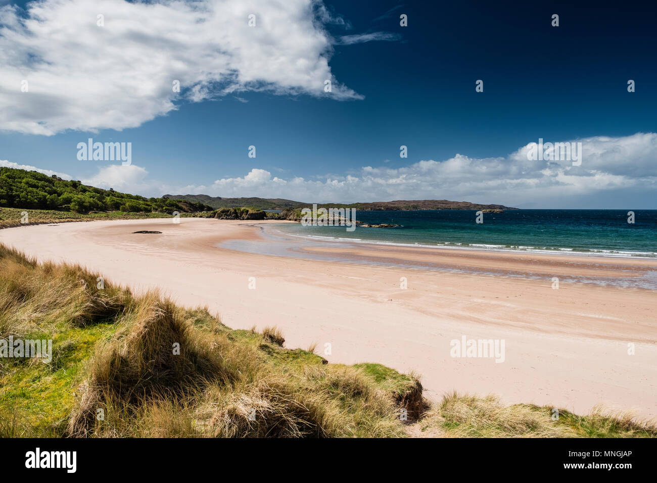 The Beach at Gairloch, Highland, Ross and Cromarty, Scotland Stock ...