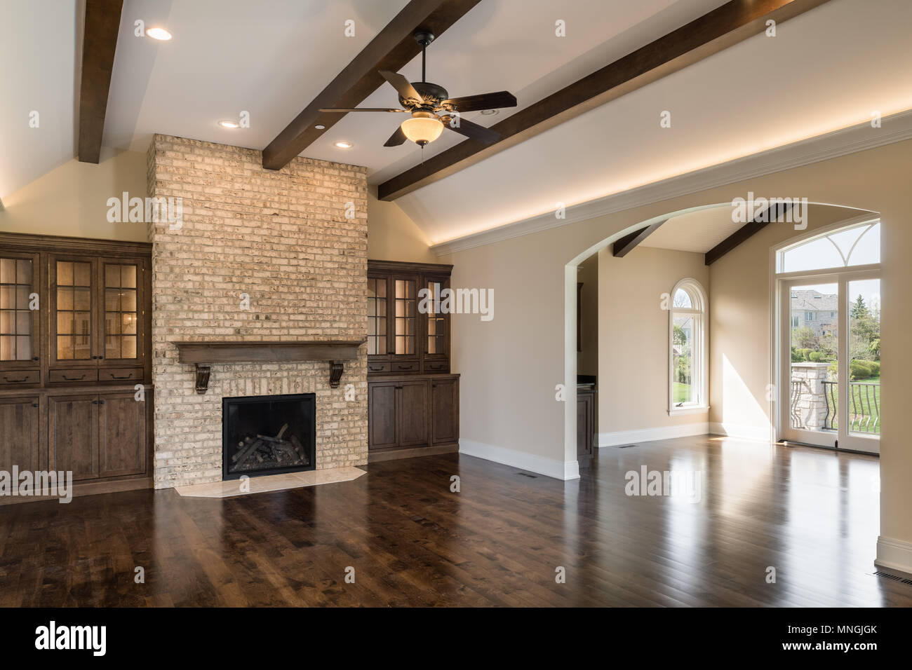 Interior of newly constructed suburban residence Stock Photo - Alamy