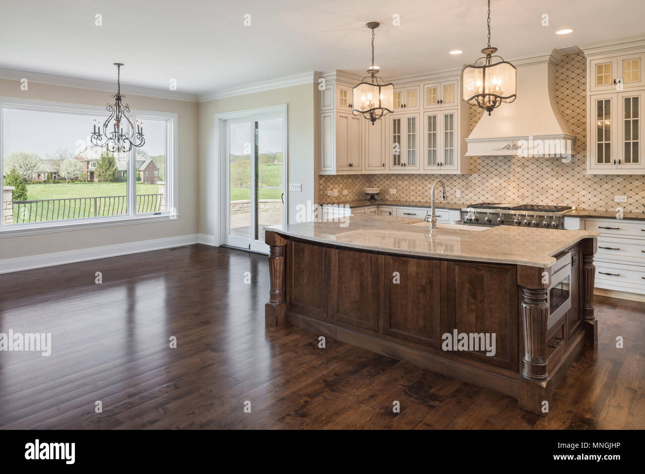 Interior of newly constructed suburban residence Stock Photo - Alamy