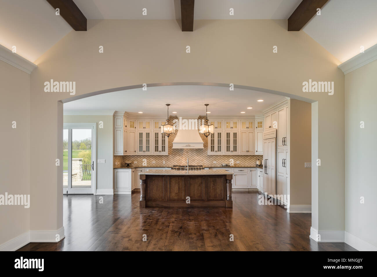 Interior of newly constructed suburban residence Stock Photo - Alamy