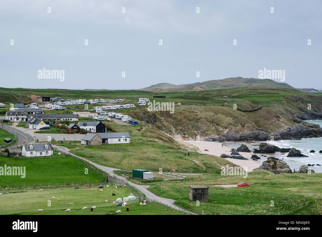 Durness, Sutherland, on the North Coast 500 Mile route in Scotland, UK ...