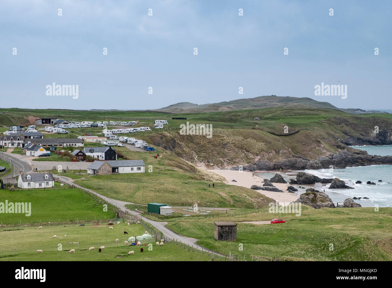 Durness, on the North Coast 500 Mile route in Scotland, UK Stock Photo ...