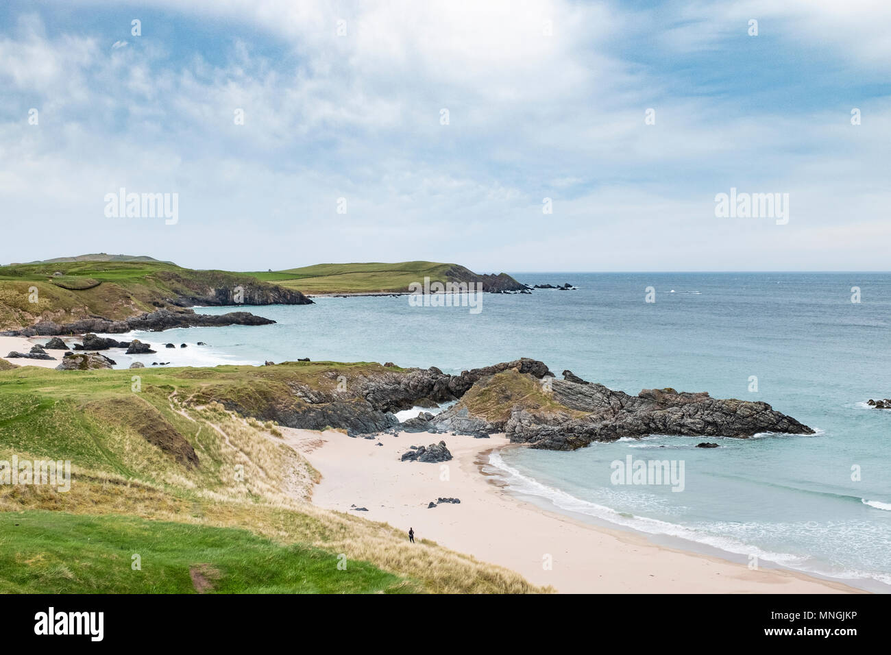 Durness Beach, on the North Coast 500 Mile route in Scotland, UK Stock ...