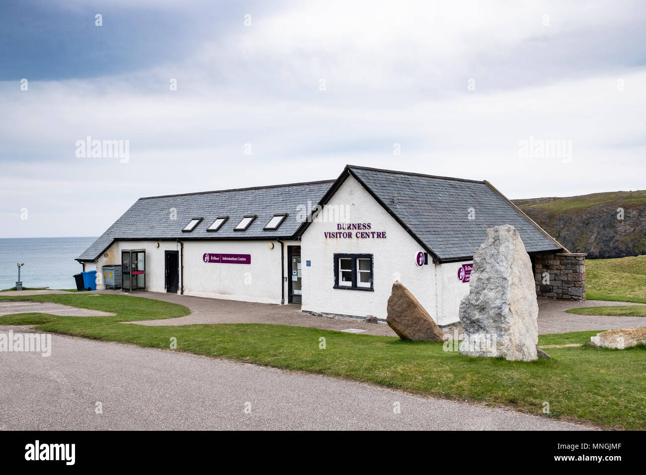 Durness Visitor Centre, Sutherland, Scotland Stock Photo - Alamy