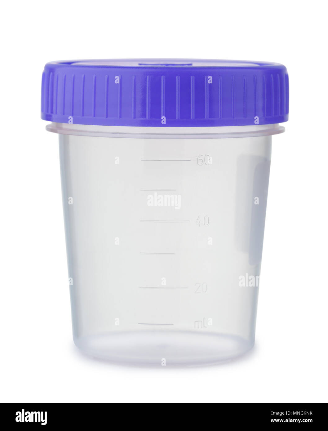 Disposable urine test container isolated on white Stock Photo - Alamy