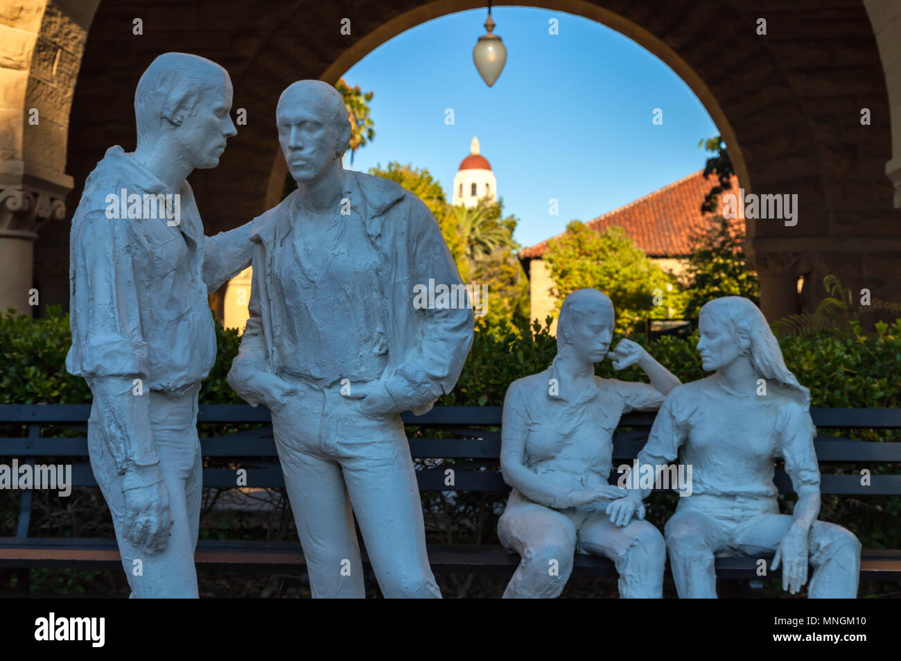 Gay Liberation bronze sculptures by George Segal at Stanford University ...