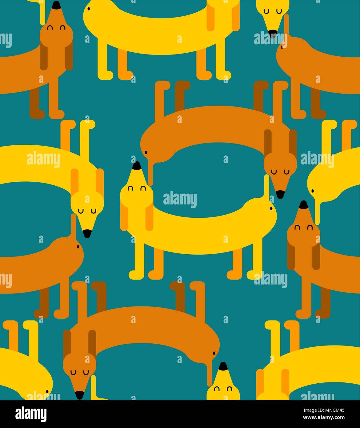 Two dogs sniff Stock Vector Images - Alamy