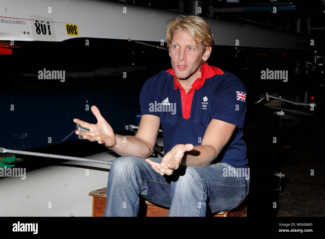 Rowing olympian gold medallist hi-res stock photography and images - Alamy