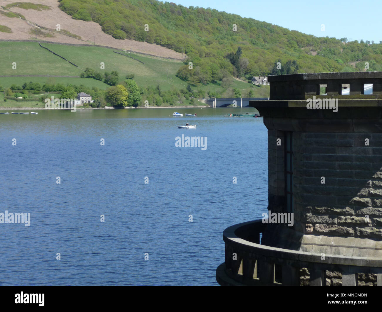 Ladybower Reservoir owned by Severn Water Stock Photo - Alamy