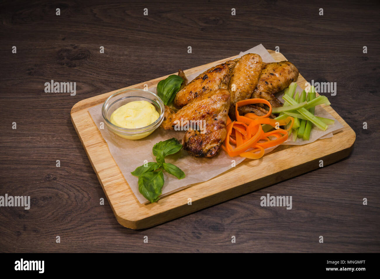 Tasty crispy chicken salad hi-res stock photography and images - Alamy