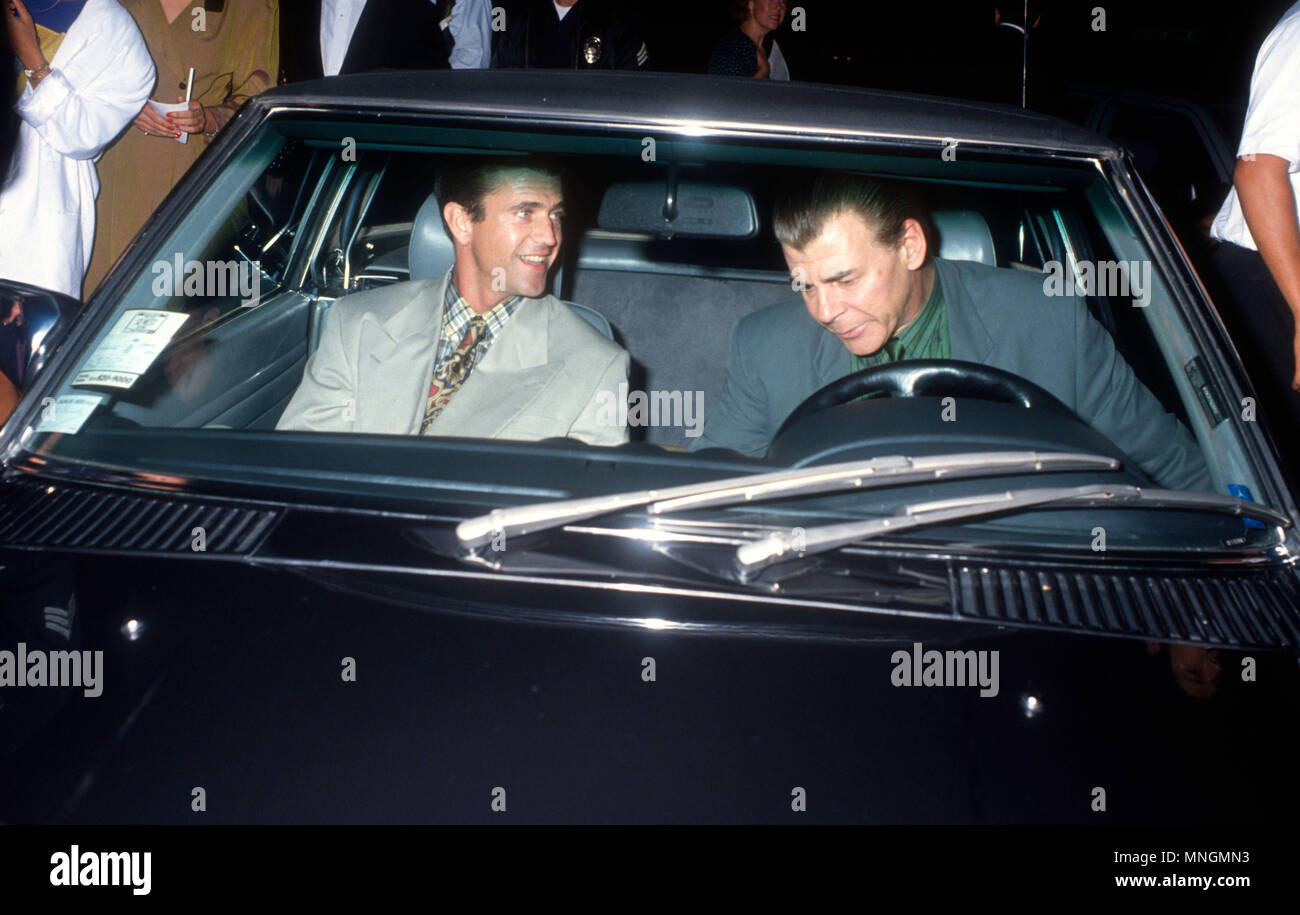 CENTURY CITY, CA - SEPTEMBER 23: Actor Mel Gibson and agent Ed Limato ...