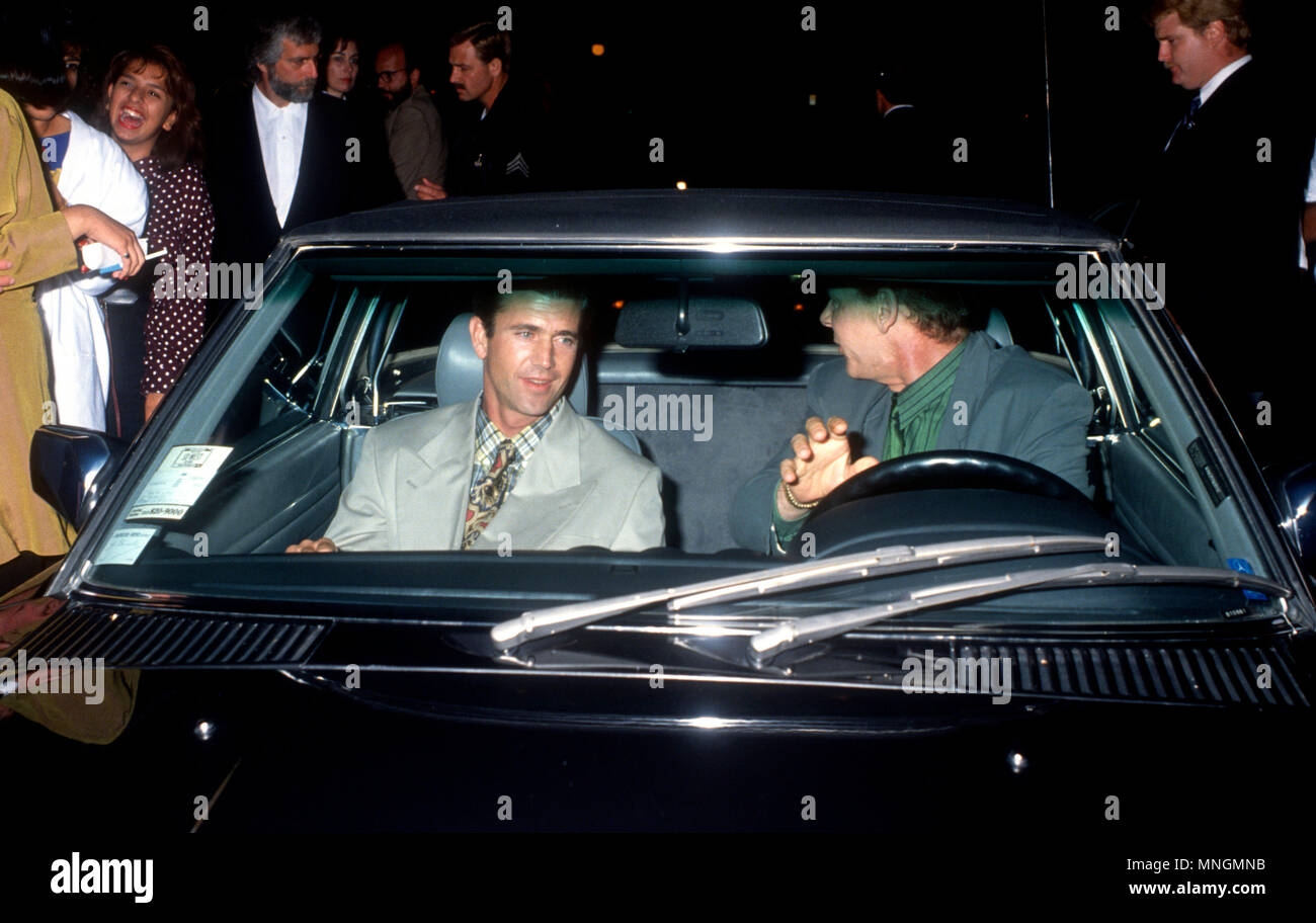 CENTURY CITY, CA - SEPTEMBER 23: Actor Mel Gibson and agent Ed Limato ...