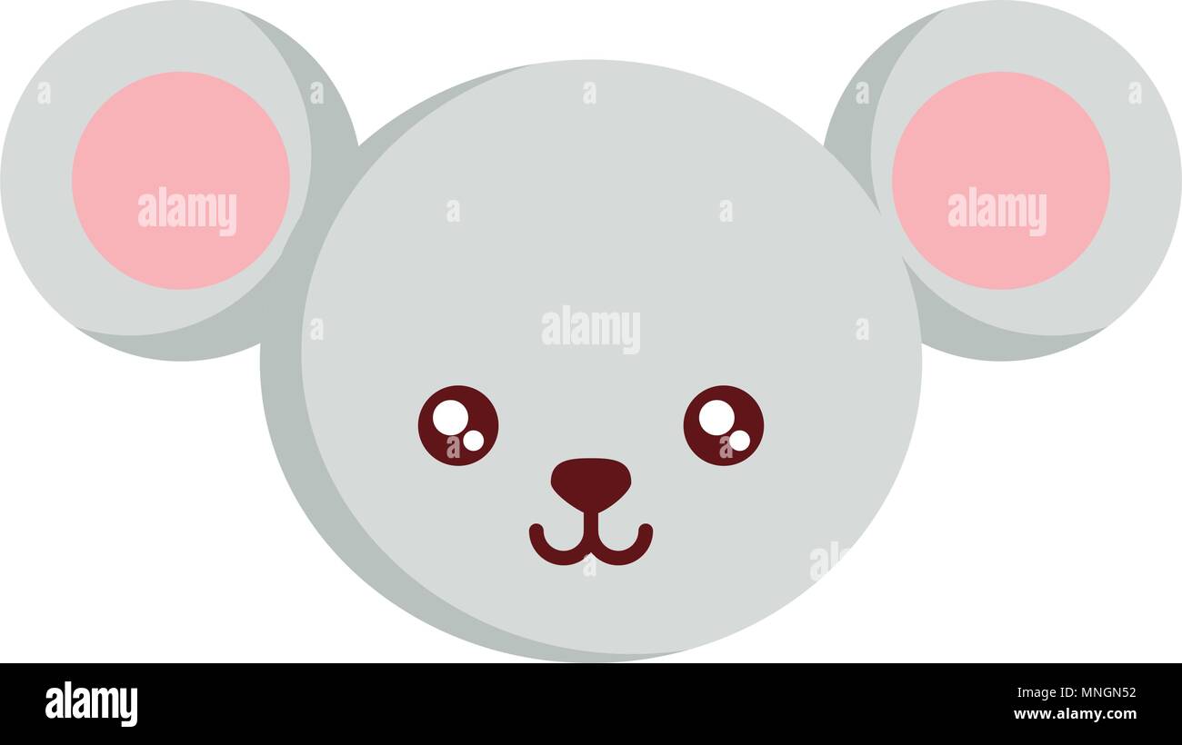 cute mouse icon over white background, colorful design. vector ...