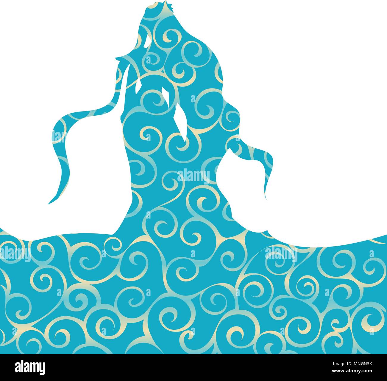 Naiad water nymph Stock Vector Images - Alamy