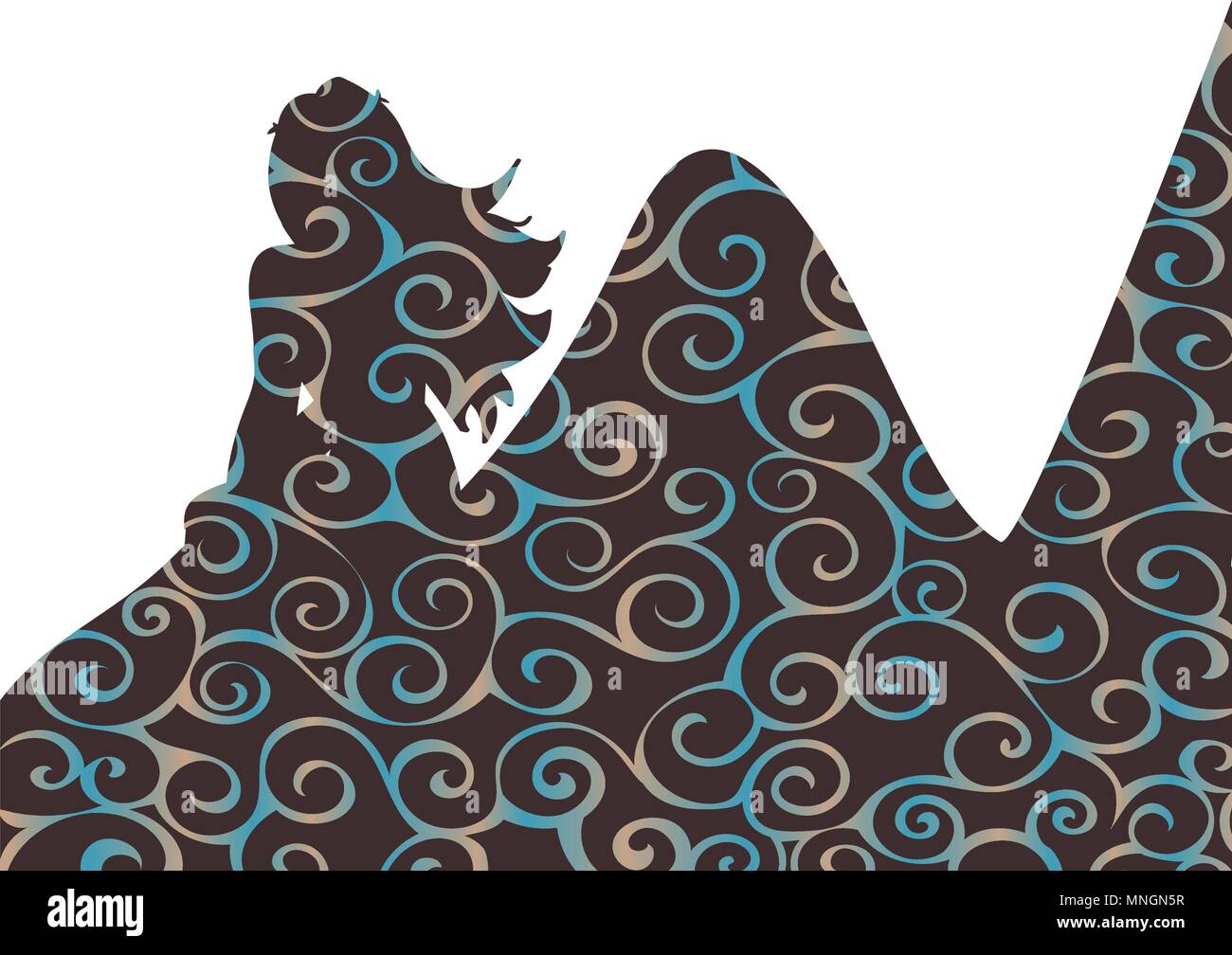 Mountain nymph Stock Vector Images - Alamy