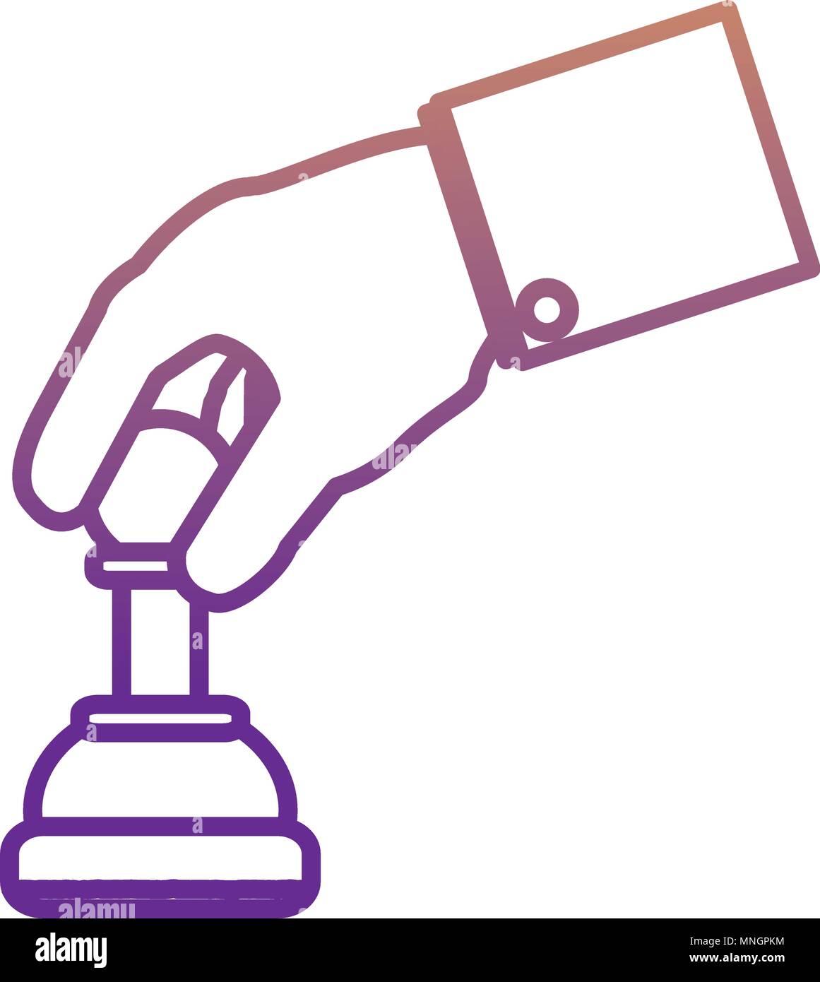 hand holding a pawn piece over white background, vector illustration ...