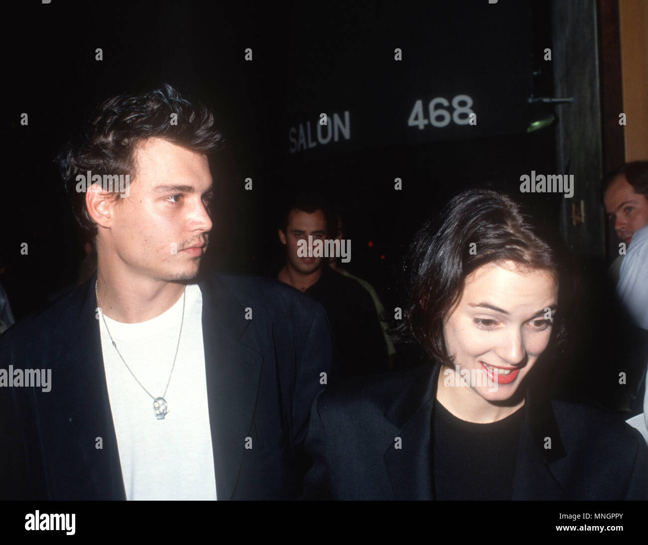 WESTWOOD, CA - SEPTEMBER 24: (L-R) Actor Johnny Depp and actress Winona ...