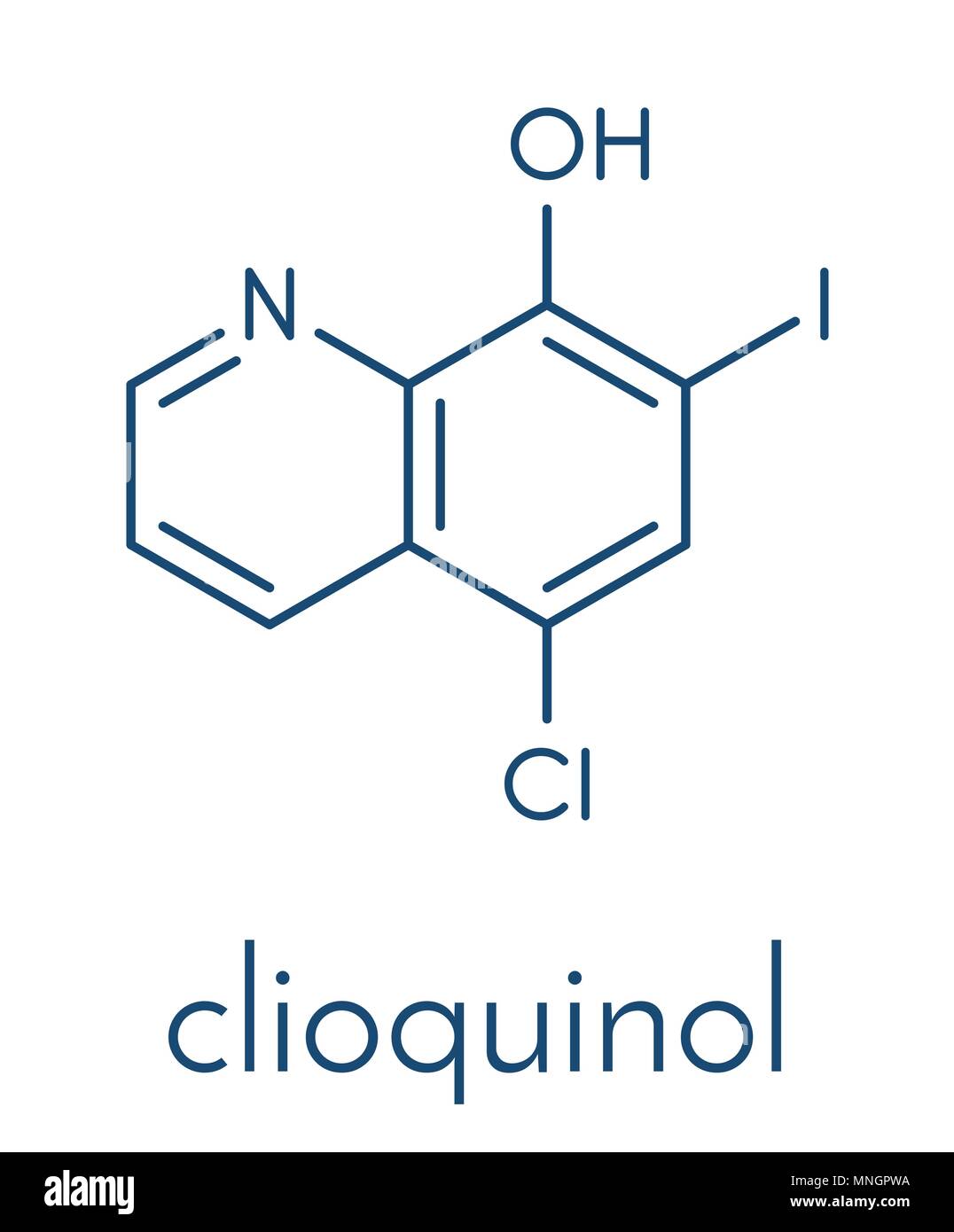 Clioquinol (iodochlorhydroxyquin) antifungal and antiprotozoal drug ...